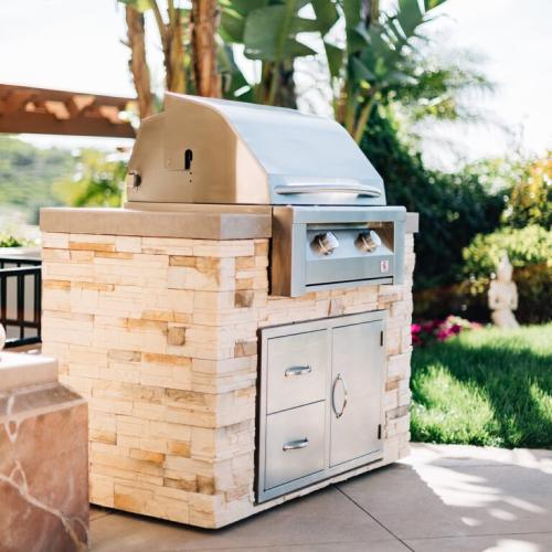 Summerset Grills Resort Grill 30-Inch 2-Burner Built-In Natural Gas ...